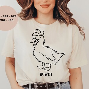 Cowboy Duck Svg, Cowboy Hat Svg, Farm Animal Svg, Western Svg, Funny ...
