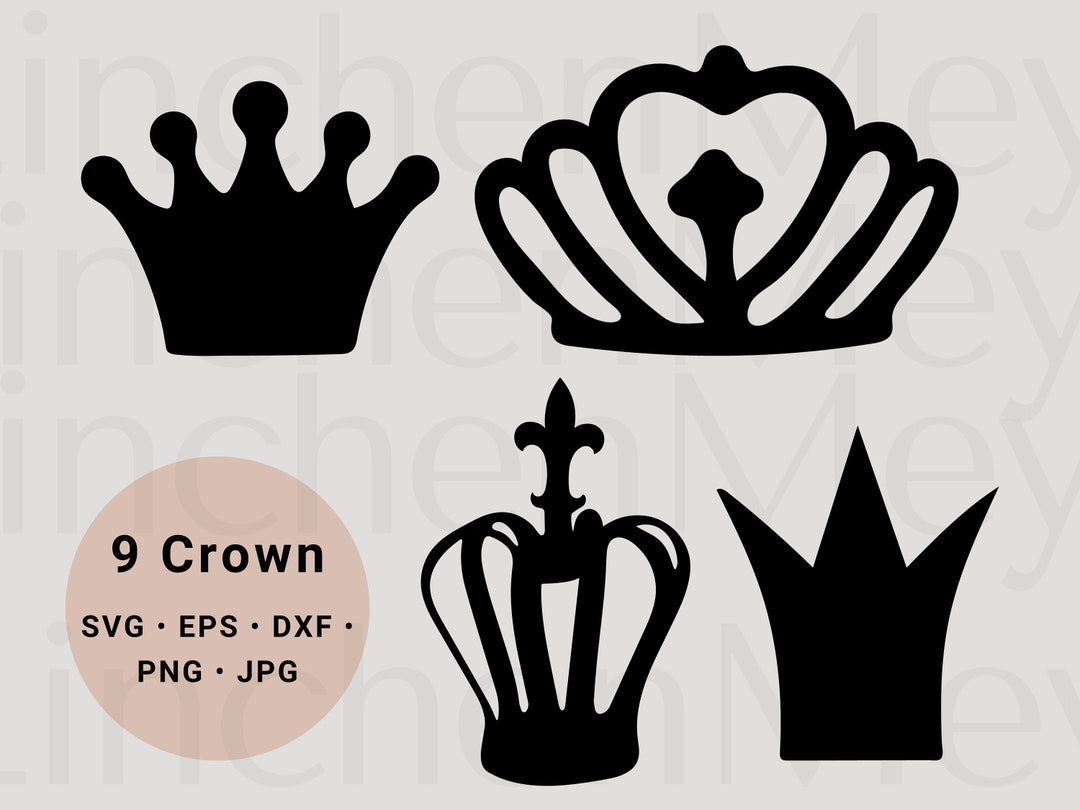 Crown Bundle Svg, Royalty Svg, Royal Crown Svg File, Kind Crown Svg ...