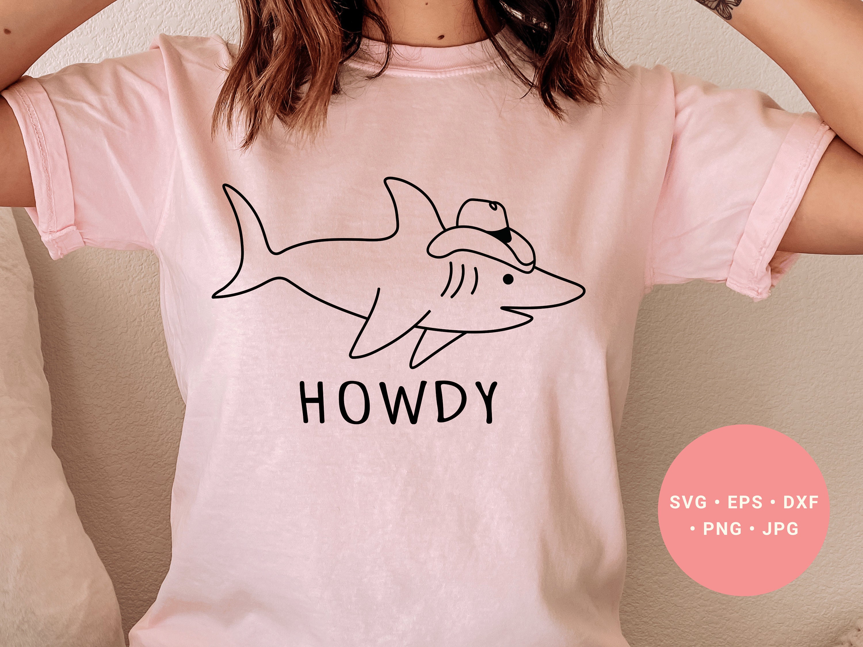 Cowboy Shark Svg Shark Svg Howdy Svg Howdy Shark Svg - Etsy México