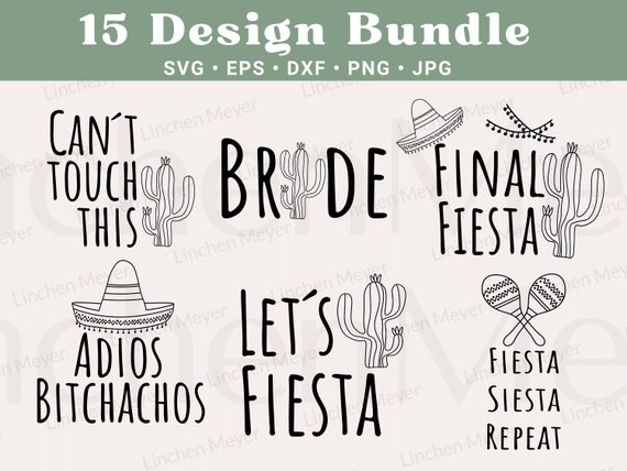 Mexican Svg Fiesta Bachelorette Party Taco Svg Bachelorette - Etsy