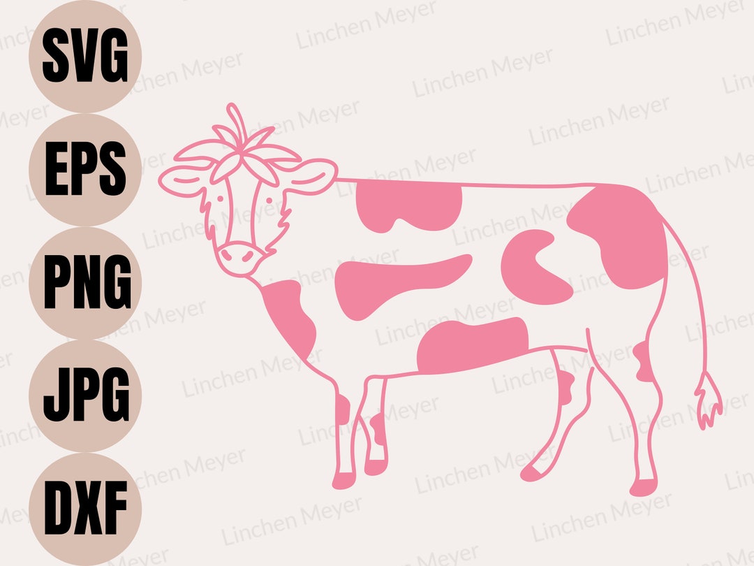Strawberry Cow Svg, Cow Svg, Cowboys Svg, Cow Print Svg, Cowgirl Svg ...