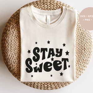 Stay Sweet Svg, Summer Svg, Hello Summer Svg, Positive Quotes Svg, Be ...
