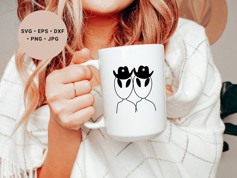 Alien Svg Cowboy Svg Cowboy Hat Svg Ufo Svg Texas Svg - Etsy