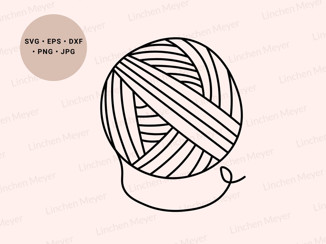 Yarn Ball Svg, Crochet Svg, Crochet Clipart, Knitting Wool Svg ...