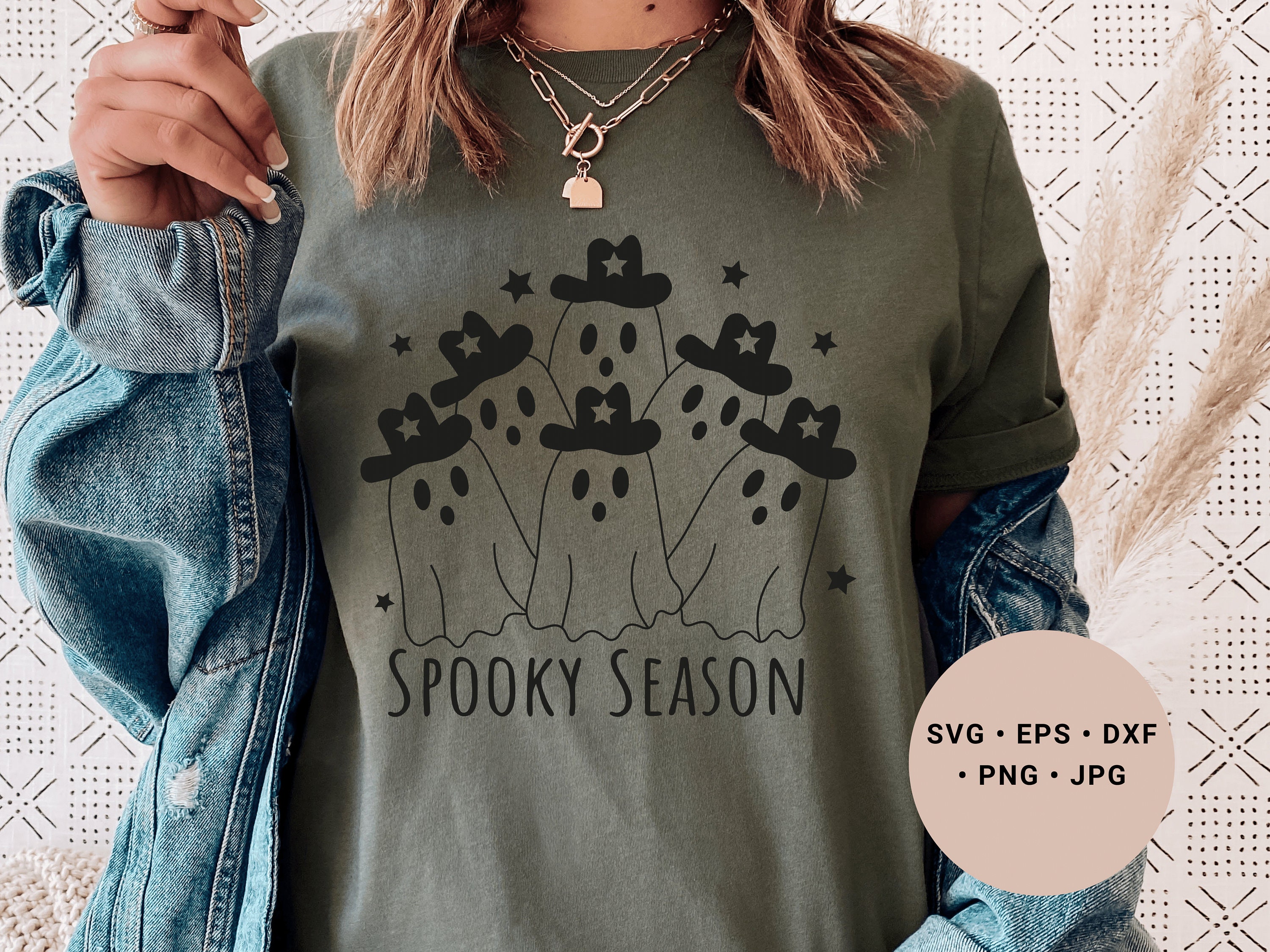 Spooky Season Svg Cowboy Ghost Svg Cowboy Hat Svg Ghost - Etsy