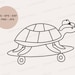 Turtle Svg, Cowboy Hat Svg, Cowboy Turtle Svg, Skateboard Svg, Funny ...