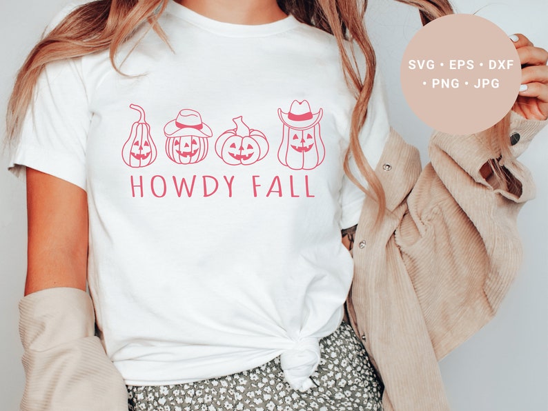 Howdy Fall Svg, Cowboy Pumpkin Svg, Howdy Pumpkin Svg, Western ...