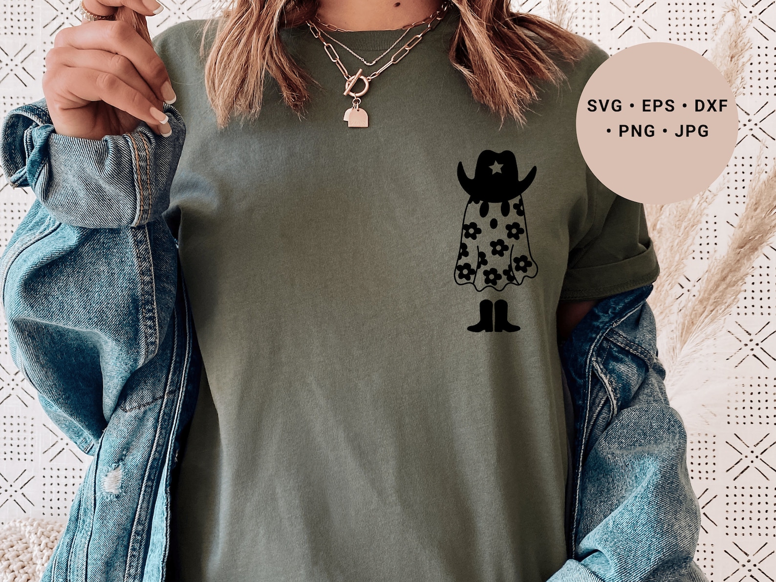 Cowboy Ghost Svg Western Halloween Svg Ghost Png Cowboy - Etsy