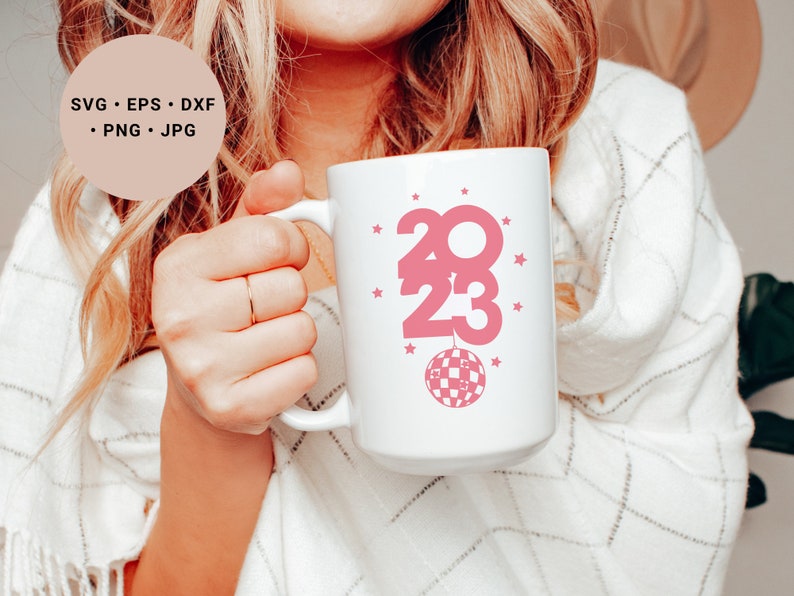 New Years Svg Cowgirl Svg Disco Ball Svg 2023 Svg Happy - Etsy