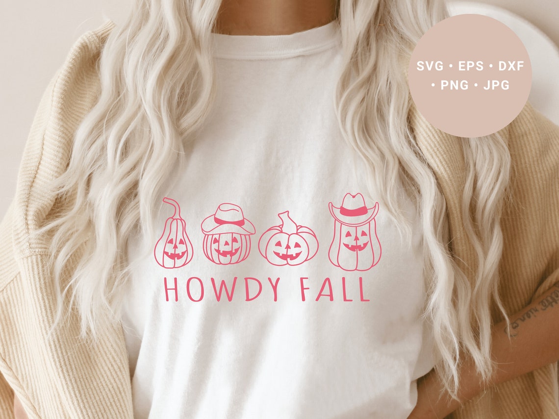 Howdy Fall Svg Cowboy Pumpkin Svg Howdy Pumpkin Svg Western - Etsy