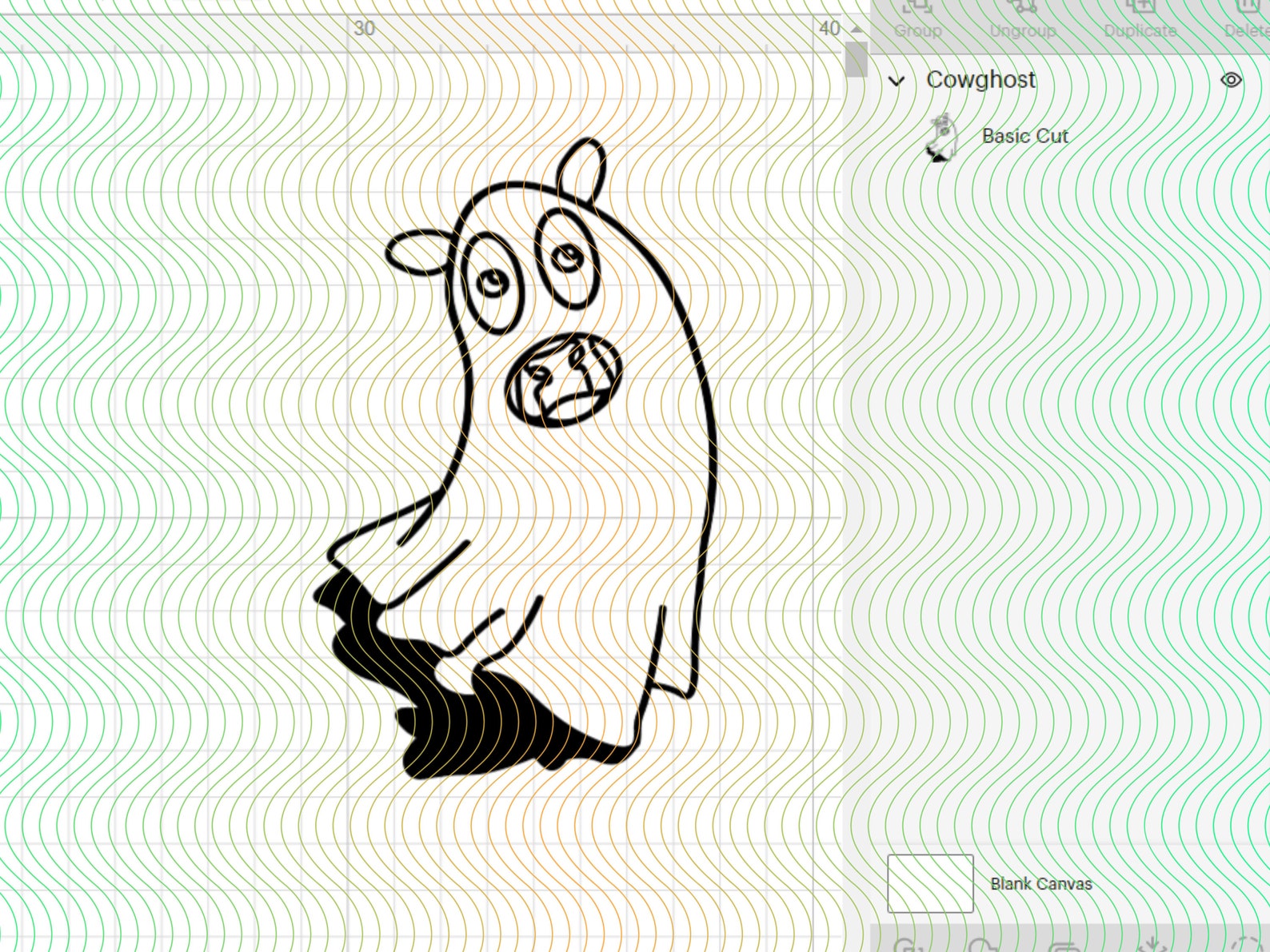 Cow Svg Ghost Svg Cow Ghost Svg Cute Ghost Svg Western - Etsy