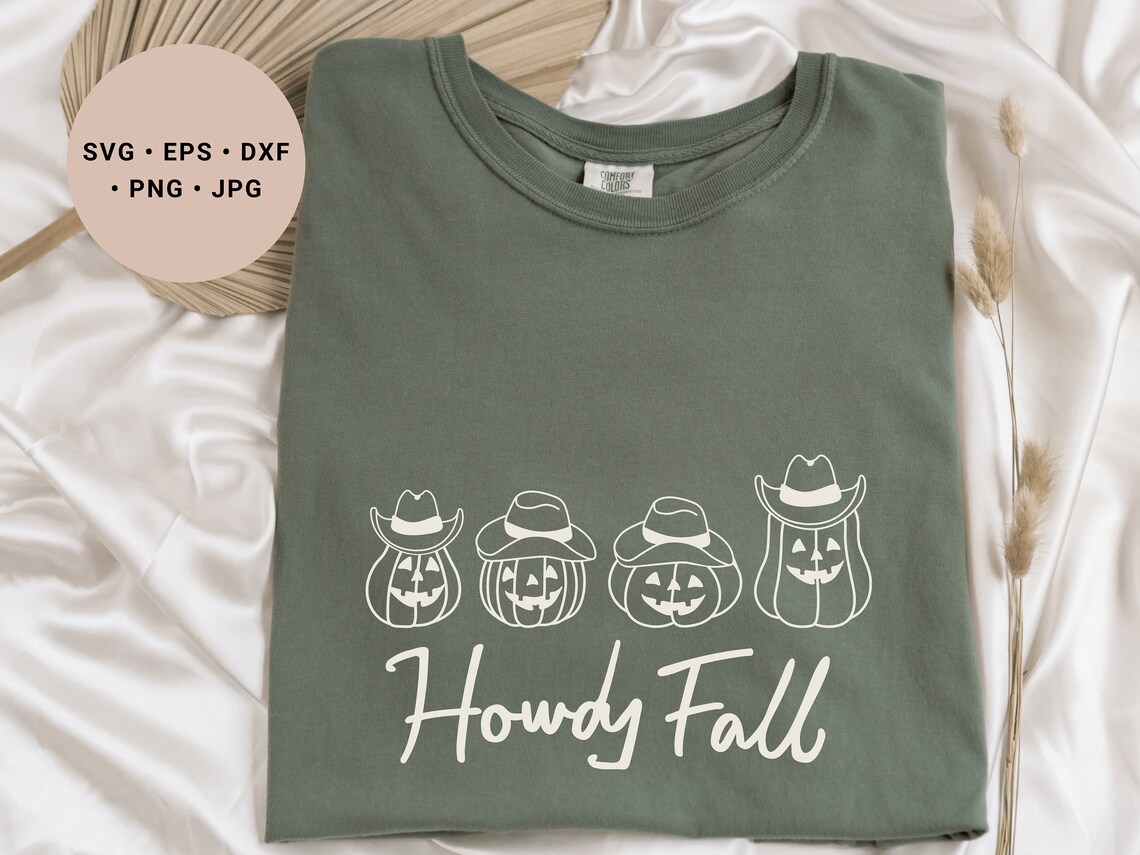 Cowboy Pumpkin Svg Cowboy Hat Svg Western Fall Svg Hello - Etsy