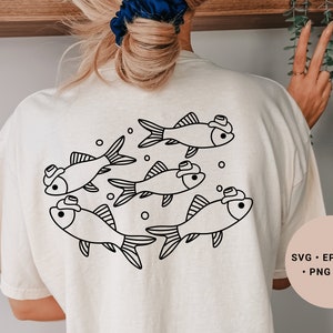 Cowboy Fish Svg, Fishing Svg, Fathers Day Svg, Cowboy Hat Svg, Rodeo ...