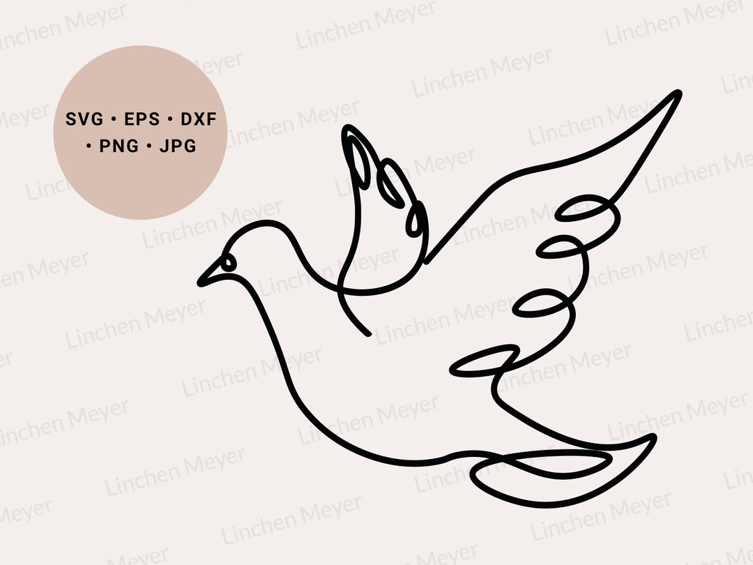 Wedding Dove Svg, Dove Svg, Wedding Sign Svg, Wedding Decor Svg, Dove ...
