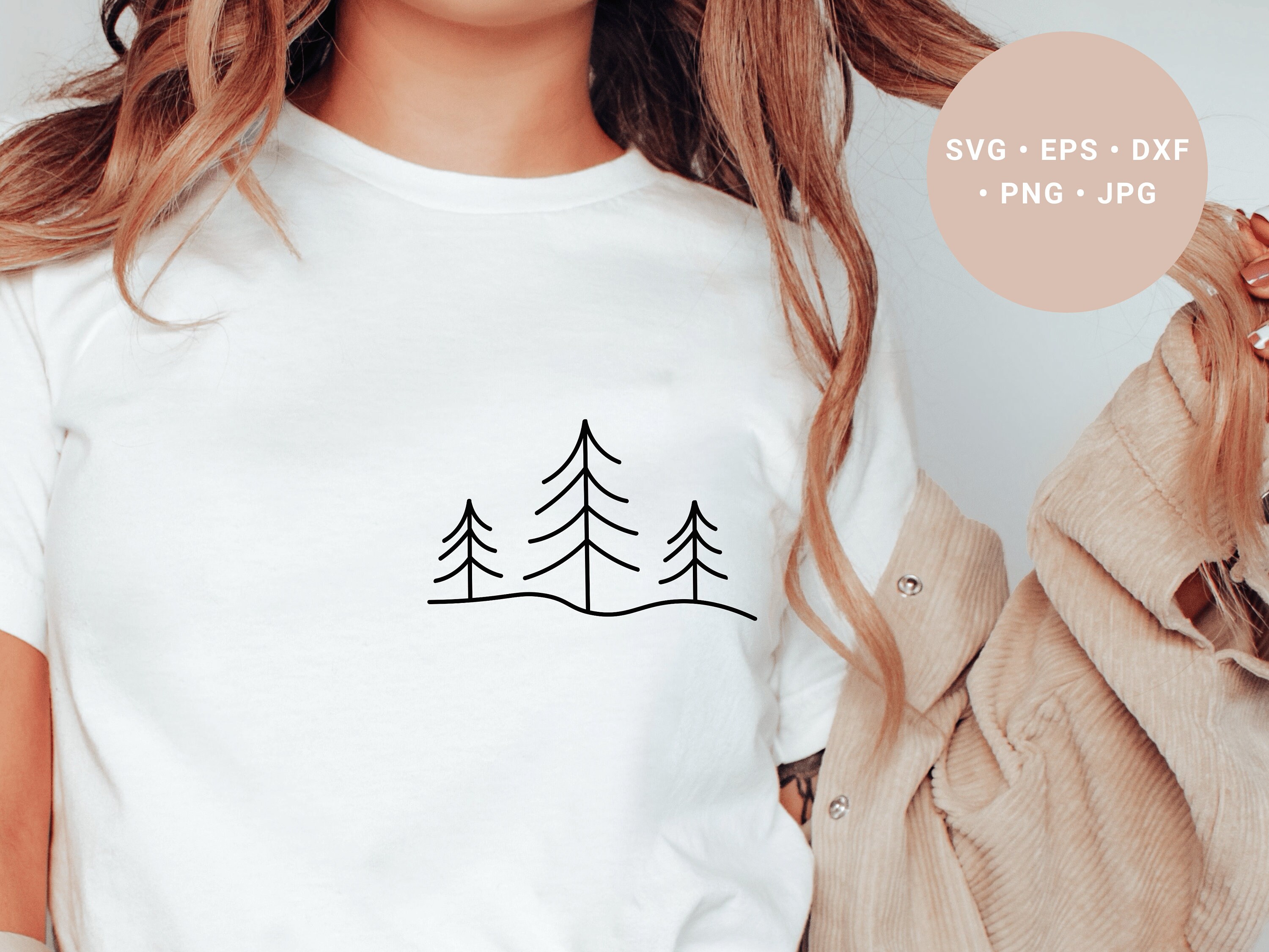 Pine Trees Svg Camping Svg Adventure Svg Minimalistic Pine - Etsy UK
