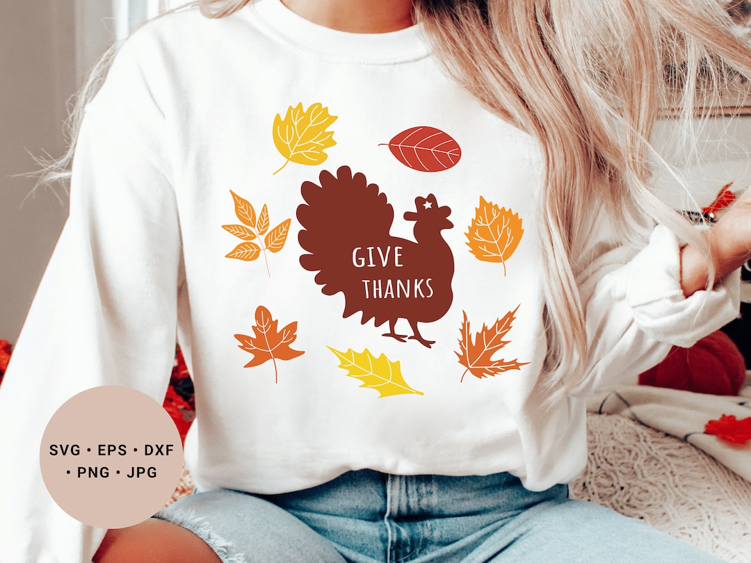 Turkey Svg, Give Thanks Svg, Cowboy Hat Svg, Hello Fall Svg, Fall ...