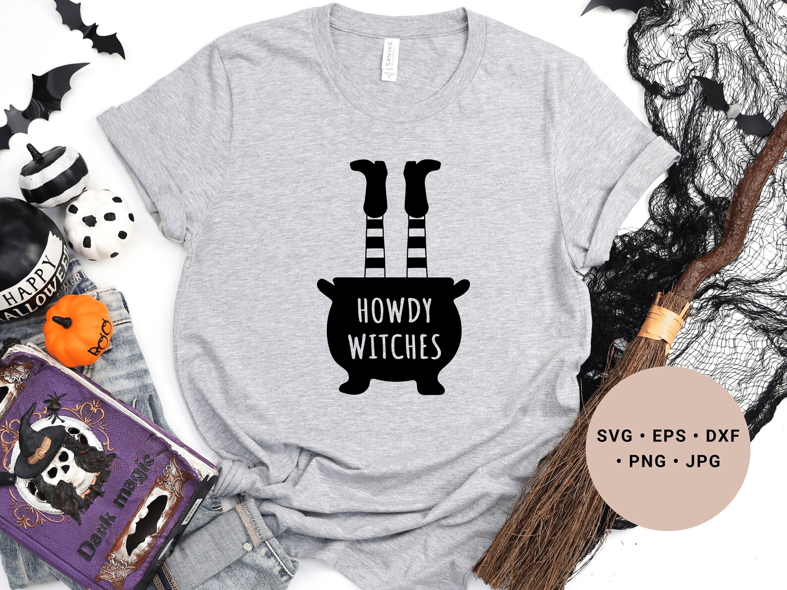 Howdy Witches Svg Witch Svg Cowboy Boots Svg Witch Legs - Etsy