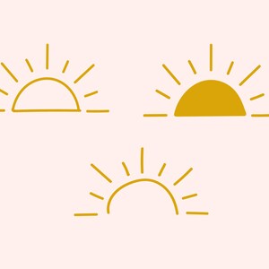 Sun Svg Bundle, Sun Svg, Summer Svg, Half Sun Svg, Boho Sun Svg, Hello ...