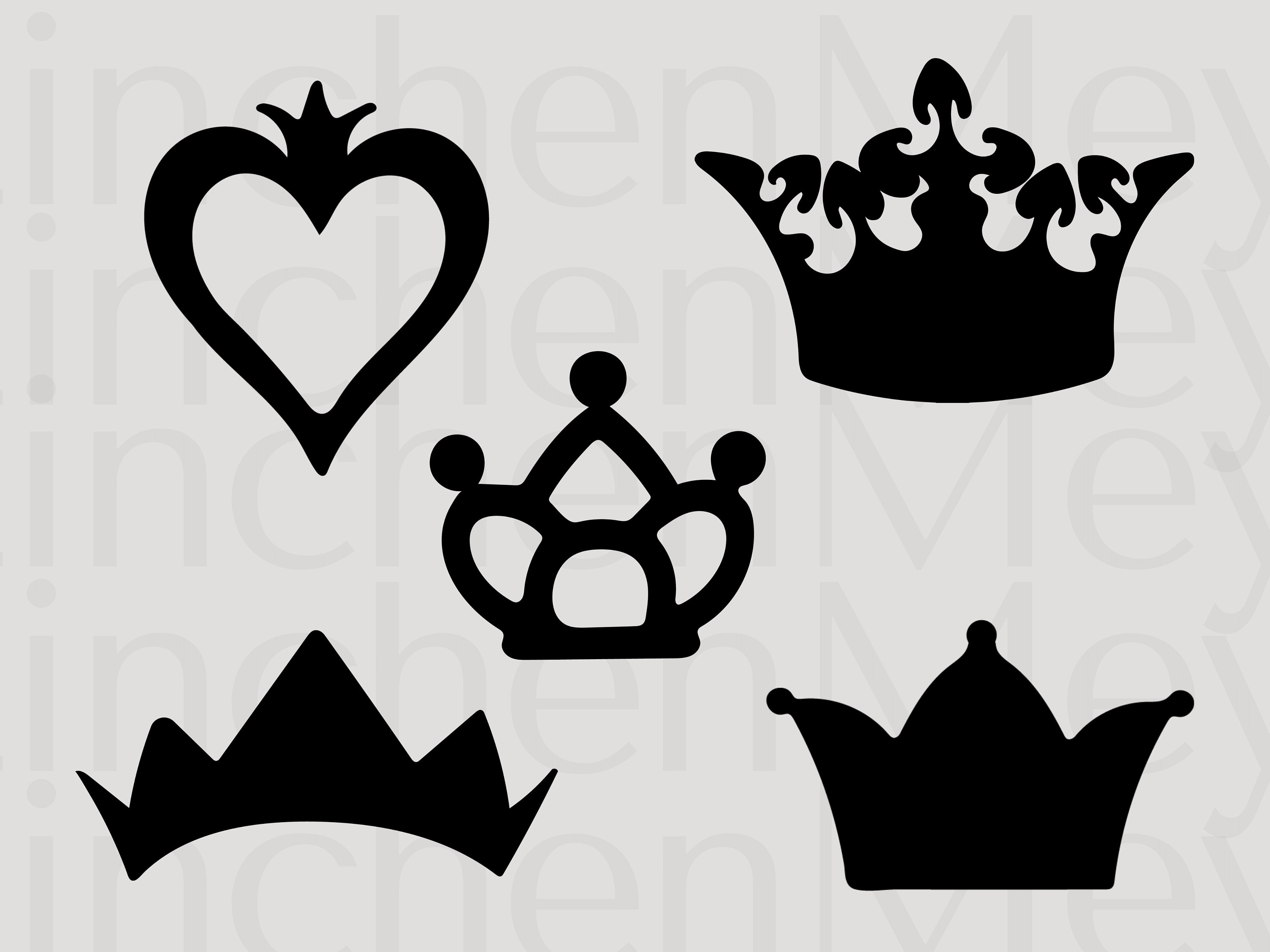 Crown Bundle Svg Royalty Svg Royal Crown Svg File Kind - Etsy