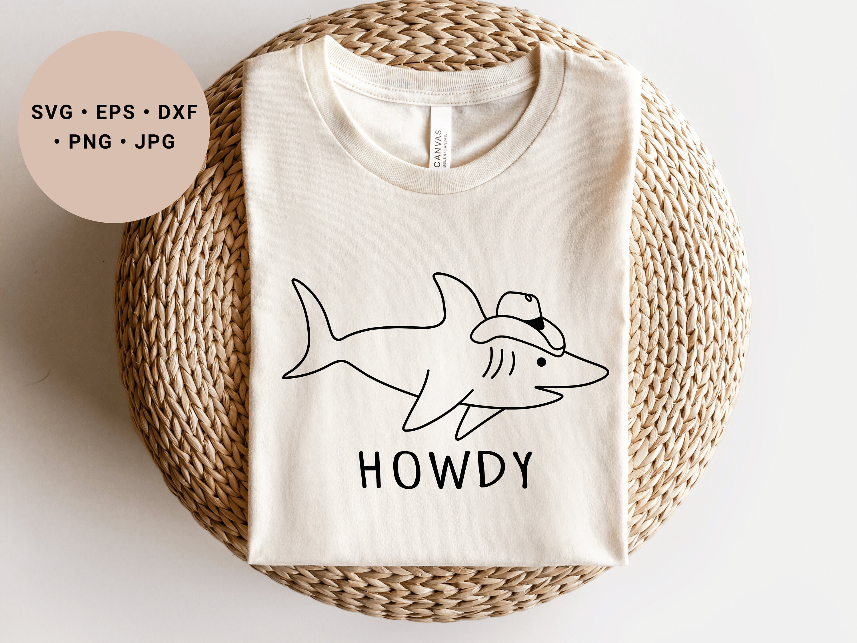 Cowboy Shark Svg Shark Svg Howdy Svg Howdy Shark Svg - Etsy México