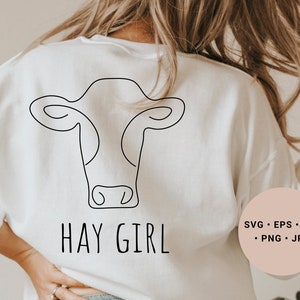 Hey Girl Hey Farmer Cattel Cow Svg, Western Svg, Cow Face Svg, Cow Svg ...
