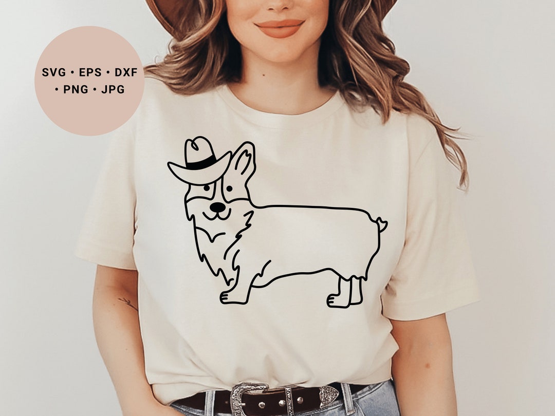 Corgi Svg, Cowboy Corgi Svg, Cowboys Svg, Corgi Png, Farmer Dog Svg ...