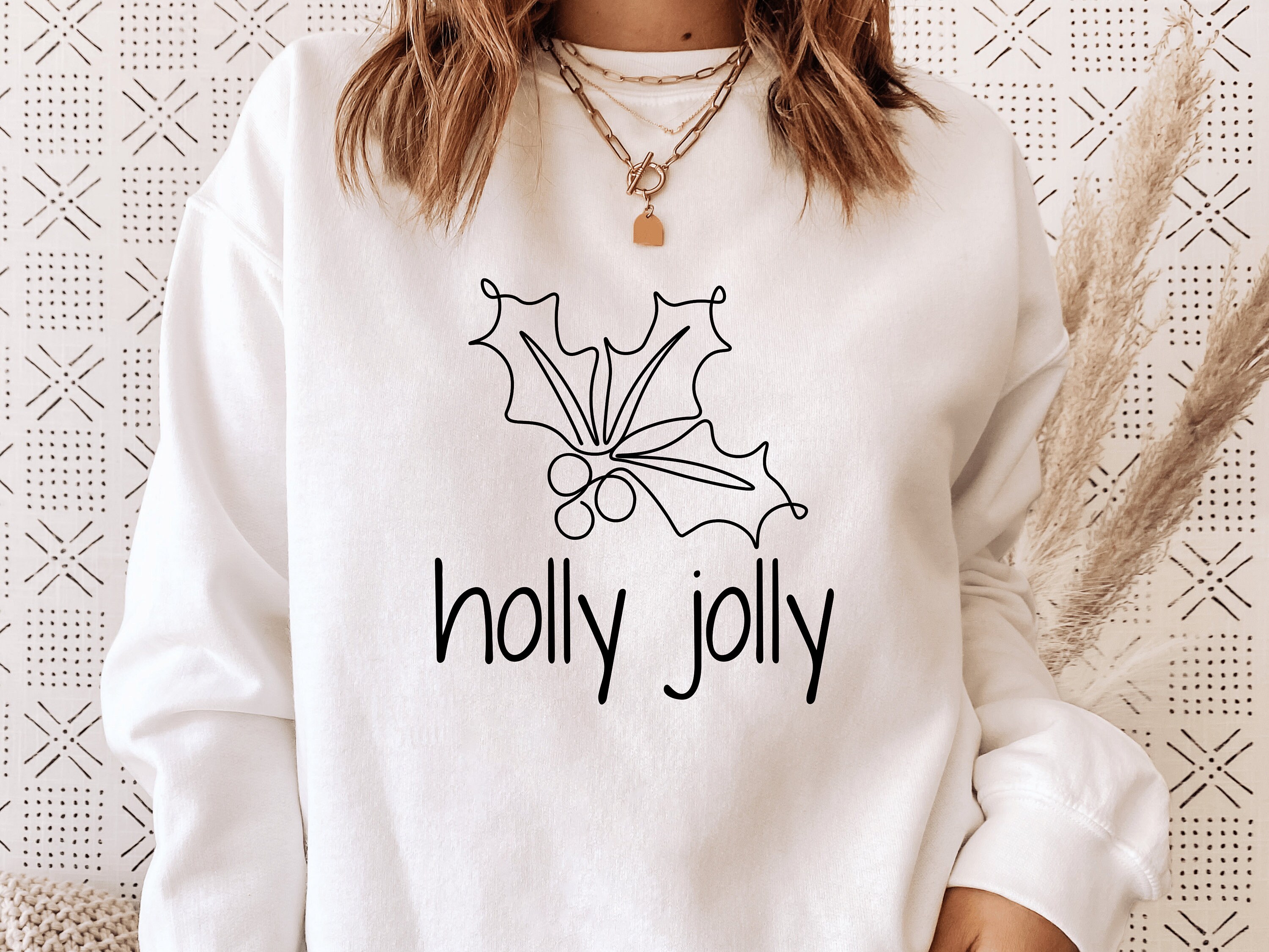 Holly Svg, Mistletoe Svg, Holly Christmas Svg, Holly Jolly Svg, Holly ...