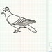Cowboy Bird Svg, Cowboy Pigeon Svg, Western Bird Svg, Pigeon With ...