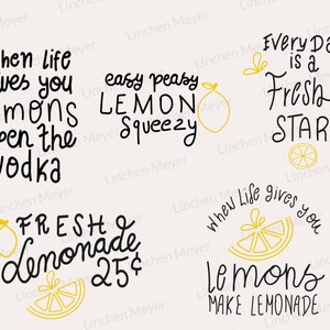 Lemon Svg Bundle, Lemonade Stand Svg, Fruit Svg, Lemont Tree Svg, Easy ...