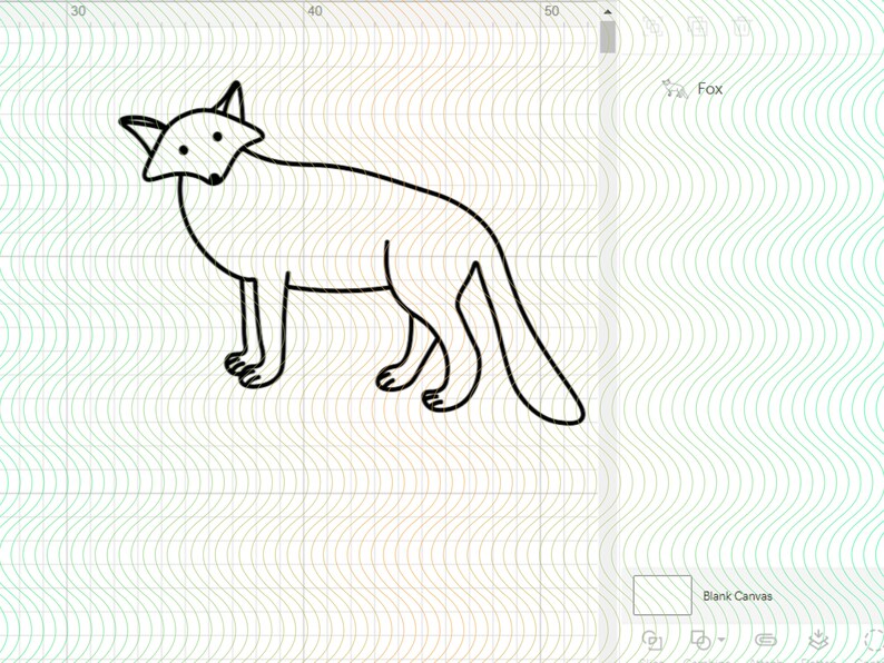 Fox Svg Cute Fox Svg Fox Png Fox Outline Svg Woodland - Etsy