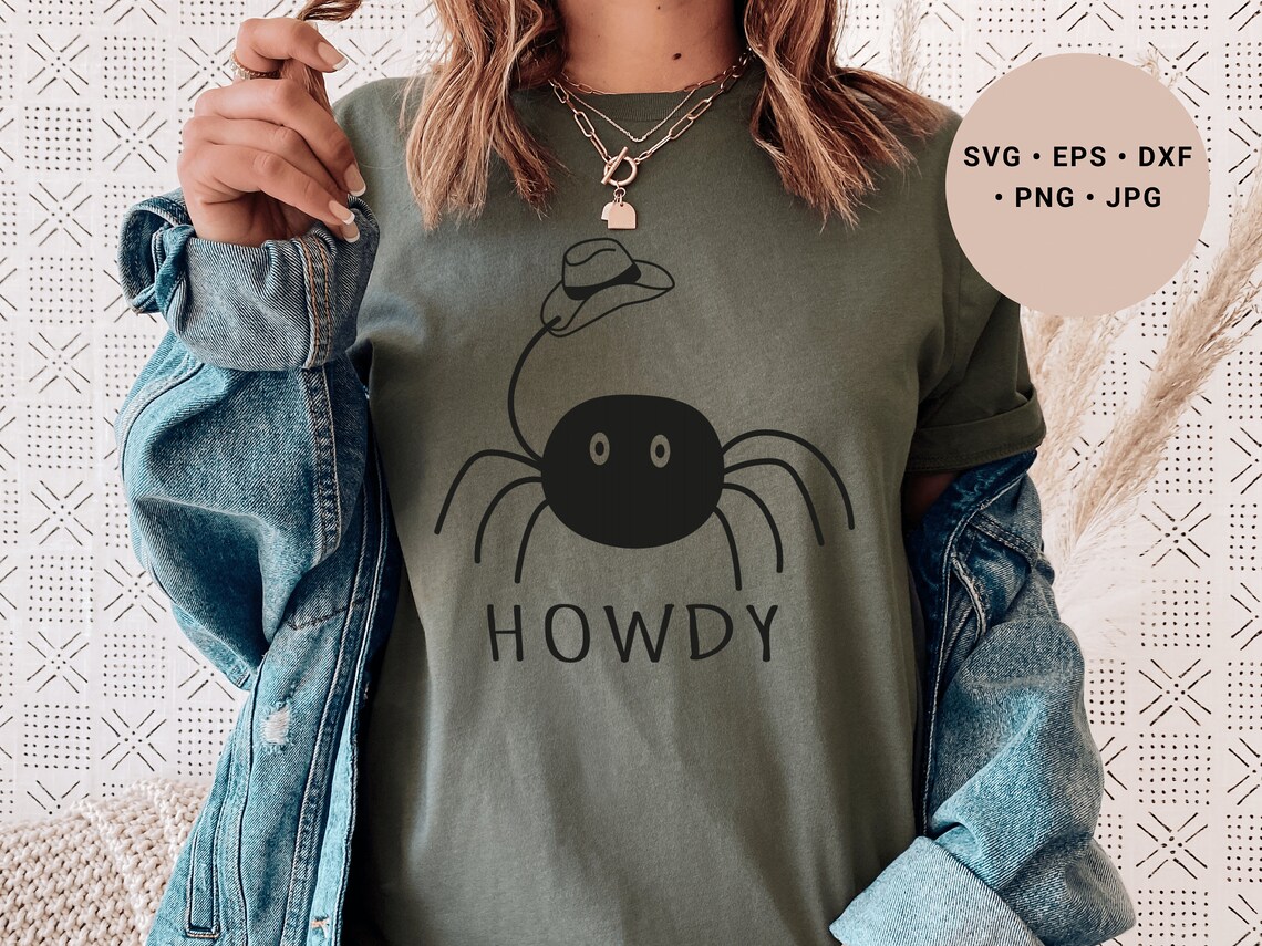 Spider Svg Howdy Svg Cowboy Hat Svg Cowboy Spider Svg Cute - Etsy