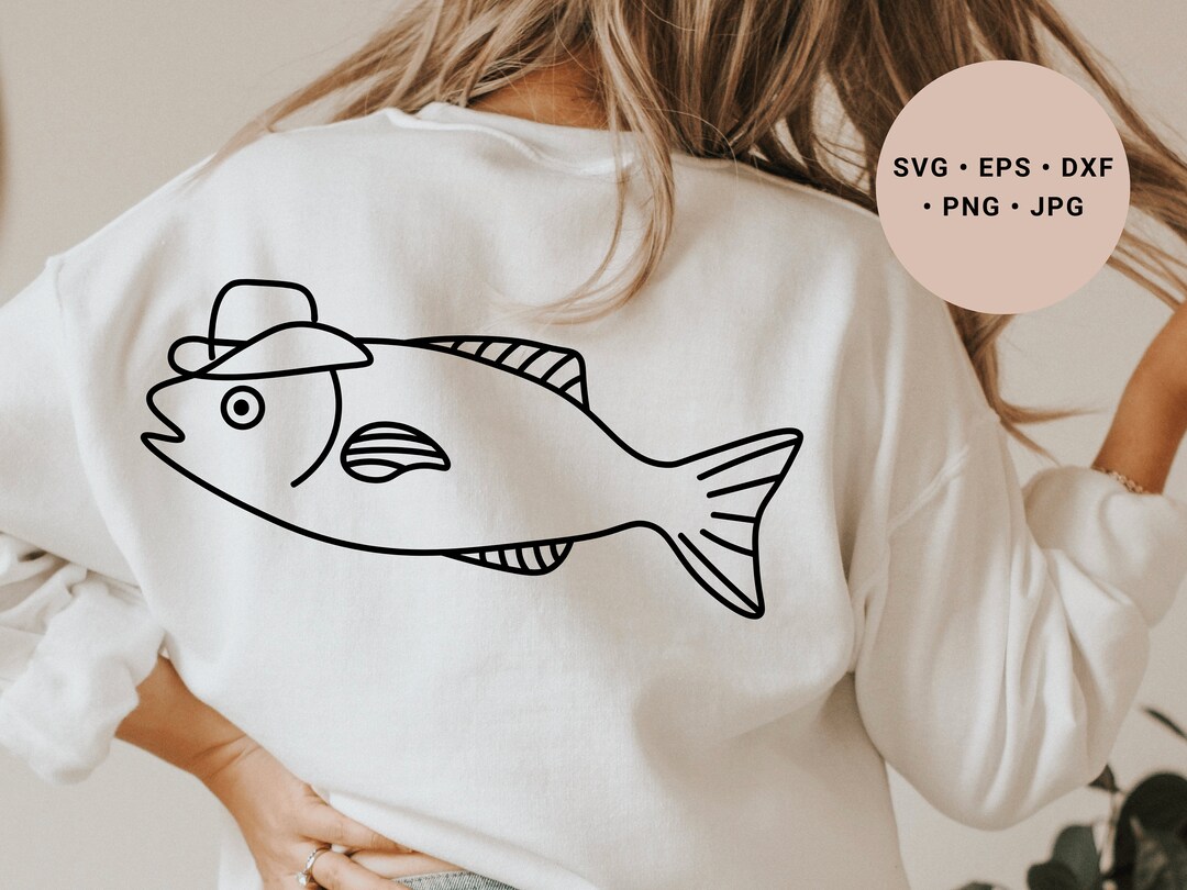 Fish Svg, Western Svg, Cowboy Fish Svg, Cowboy Hat Svg, Cowboys Svg ...