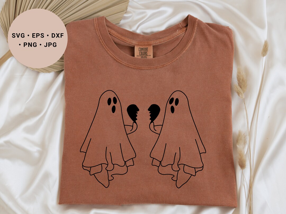 Ghost Svg, Ghost Broken Heart Svg, Ghost Love Svg, Ghost Heart Svg ...