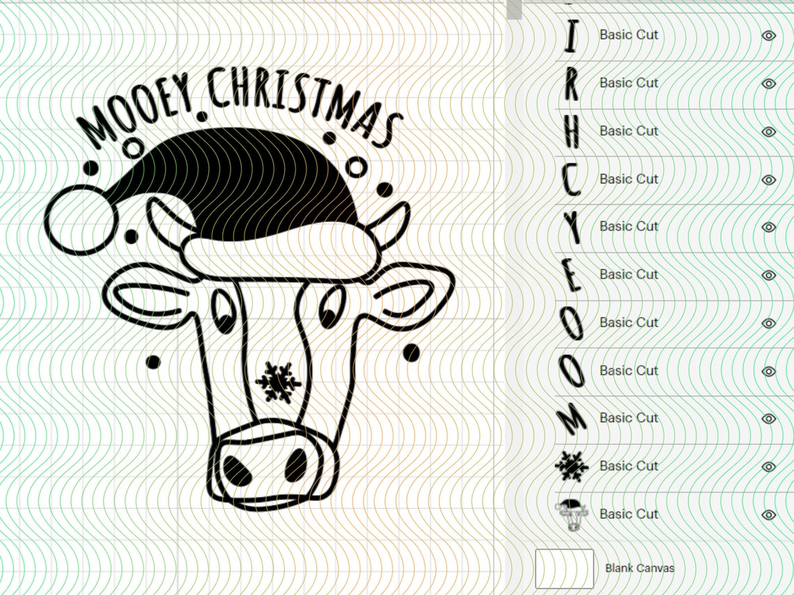 Christmas Cow Svg Mooey Christmas Svg Cow Svg Christmas Cow - Etsy