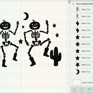 Dancing Pumpkin Skeleton Svg, Dancing Skeletons Svg, Dancing Skeleton ...