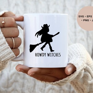 Howdy Witches Svg Witch Svg Cowboy Boots Svg Western - Etsy