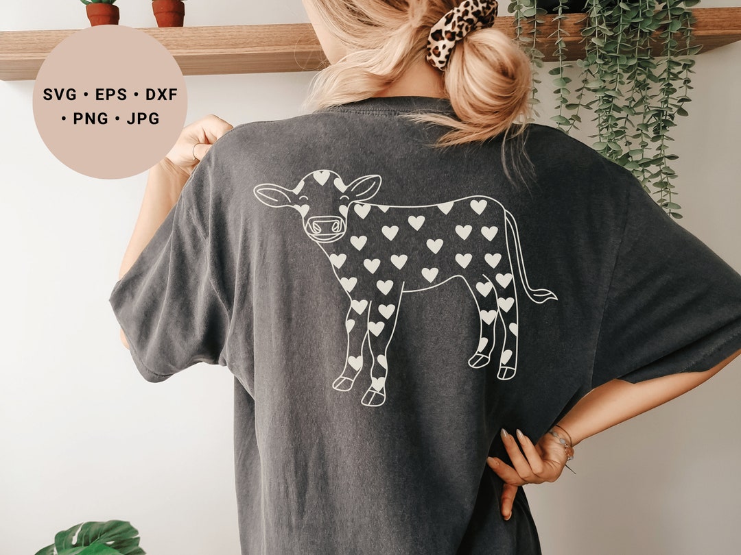 Valentine Cow, Valentine Heifer Svg, Western Valentine Svg, Cowboys ...