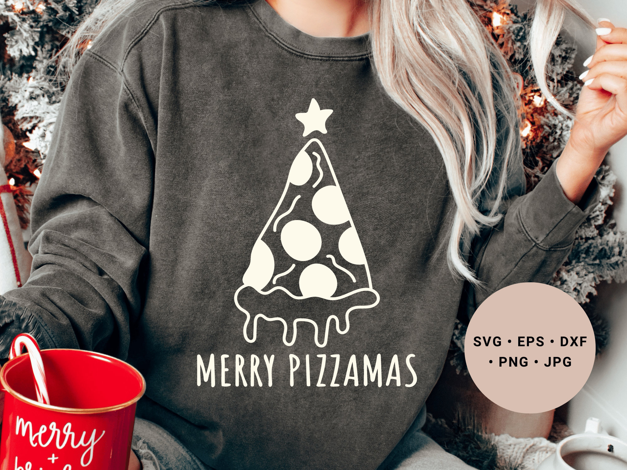 Pizza Svg Pizza Slice Svg Christmas Pizza Svg Pizza - Etsy UK