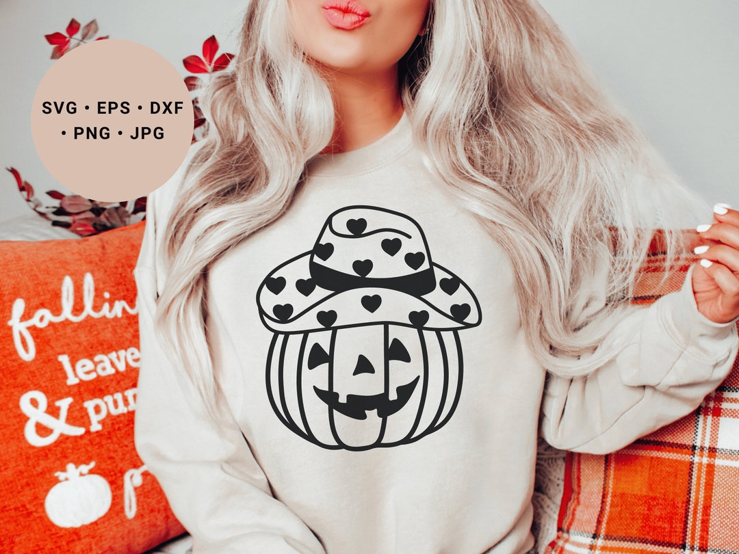 Cowboy Pumpkin Svg, Cowboy Hat Svg, Halloween Svg, Western Halloween ...