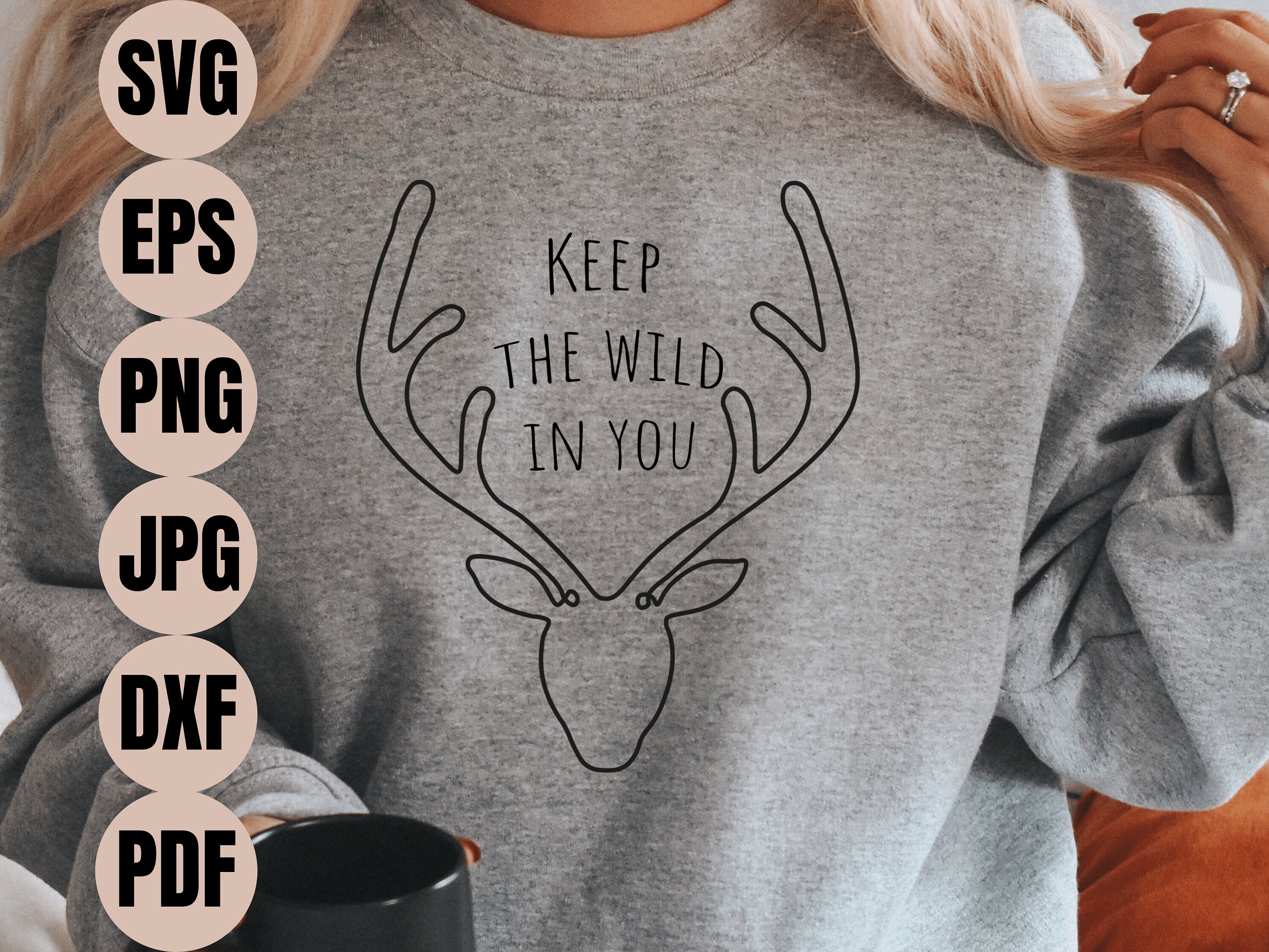 Western SVG, Cowgirl SVG, Deer Lineart SVG Png, Rodeo Svg, Cowboys Svg ...