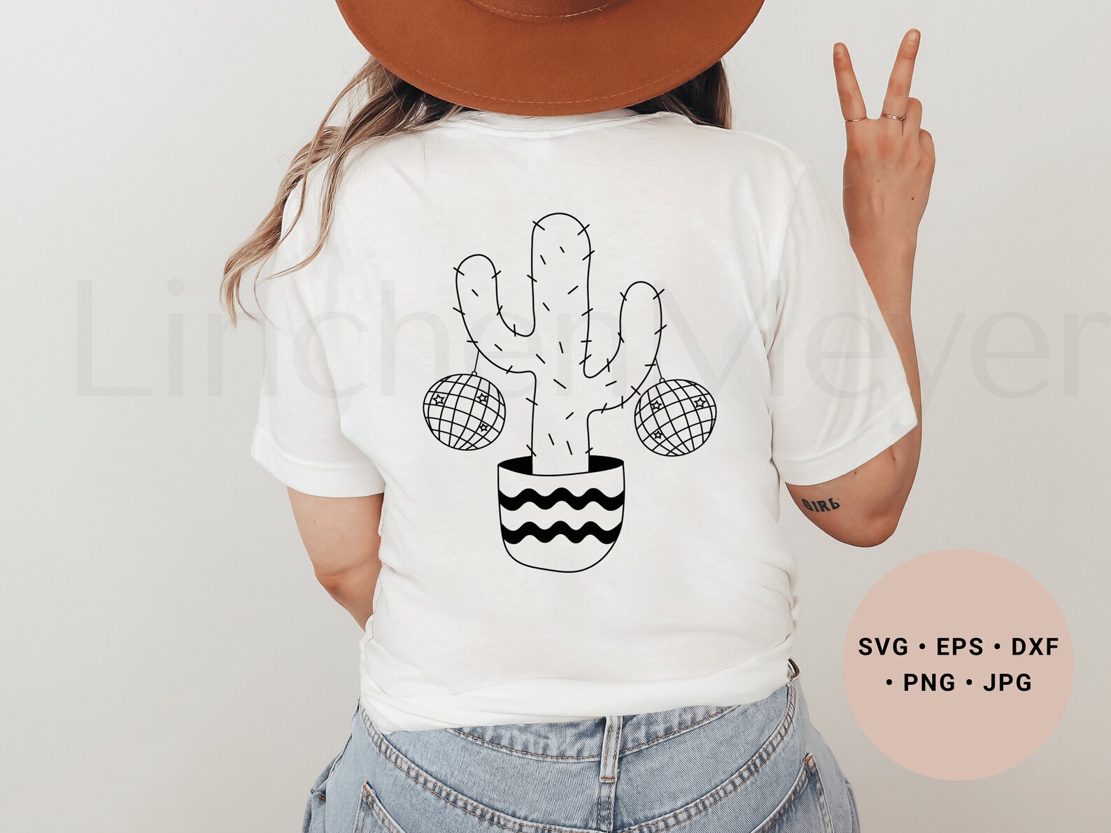 Disco Bachelorette Svg Cactus Svg Disco Ball Svg Groovy | Etsy