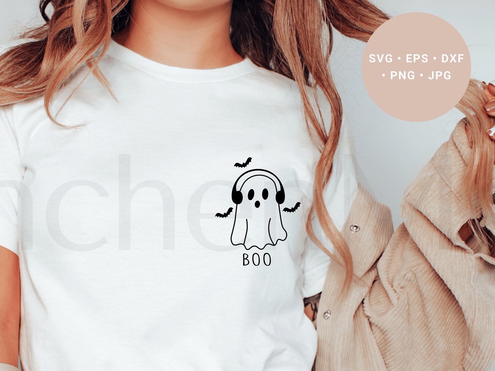 Ghost Svg Boo Svg Cute Ghost Svg Music Ghost Svg Bat Svg - Etsy