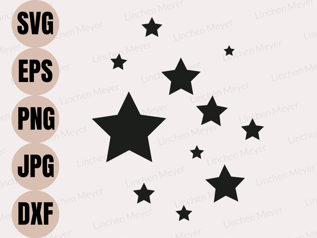 Stars Svg, Sparkle Stars Svg, Geomatric Stars Svg, Star Vector, Star ...
