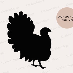 Thanksgiving Turkey Svg, Turkey Clipart, Cute Turkey Png, Turkey Svg ...