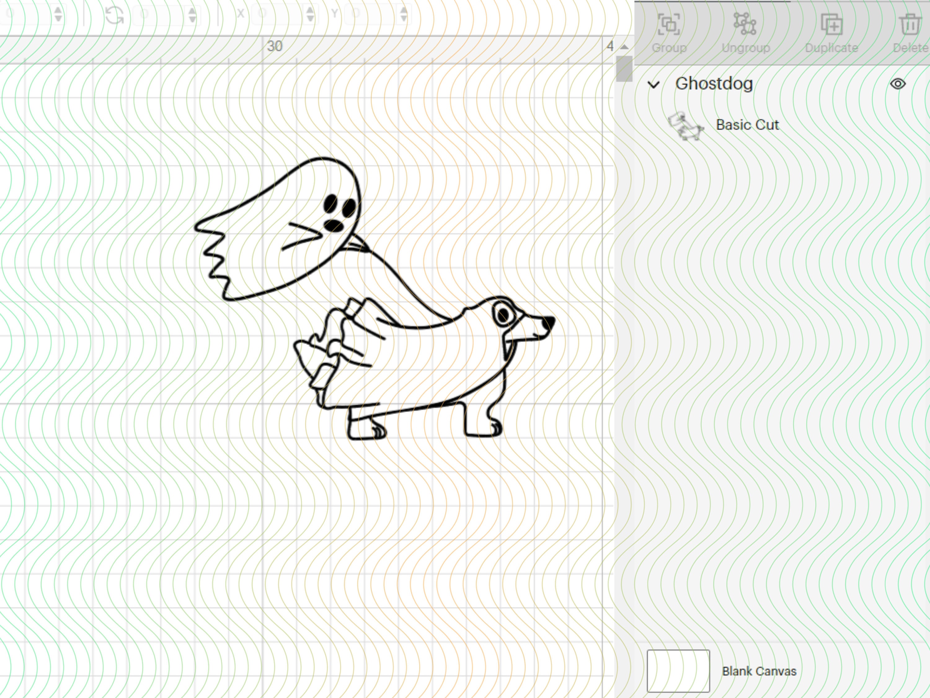 Ghost Walking Dog Svg, Ghost Dog, Halloween Dog, Dog Lover Svg ...