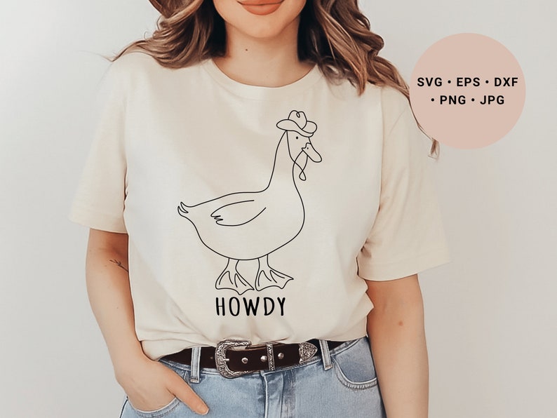 Cowboy Duck Svg, Cowboy Hat Svg, Farm Animal Svg, Western Svg, Funny ...