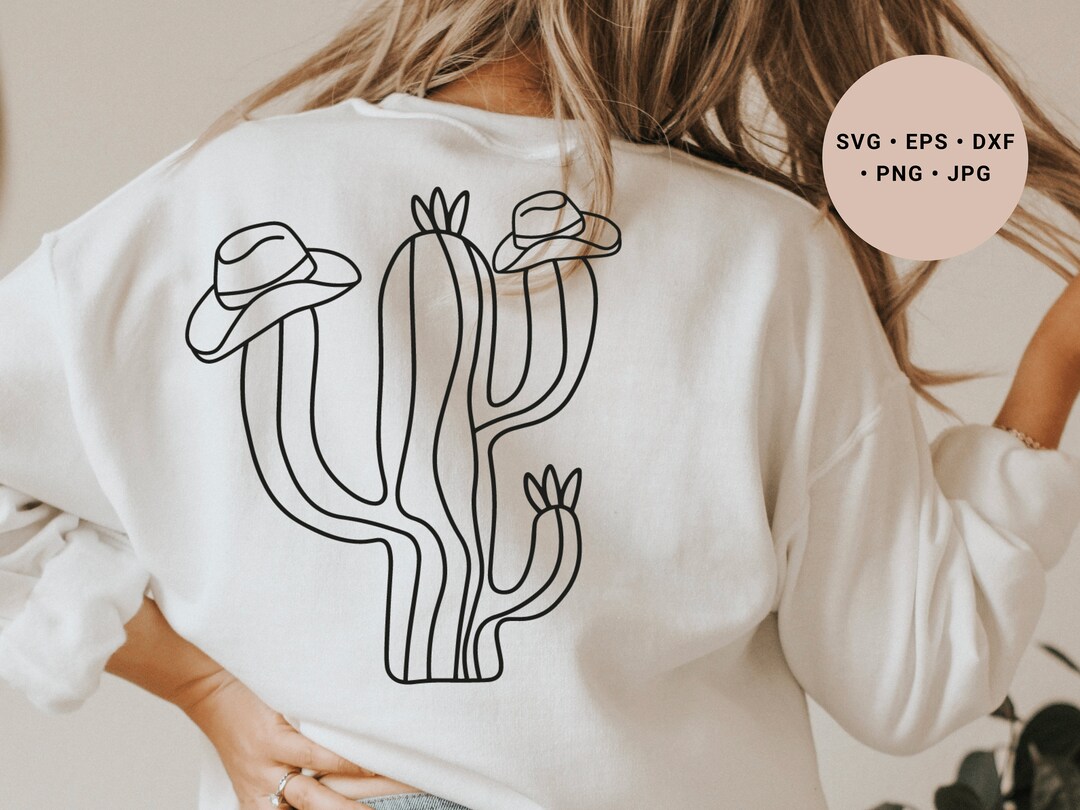 Desert Cactus Svg, Cowboy Hat Svg,desert Svg, Nashville Bachelorette ...