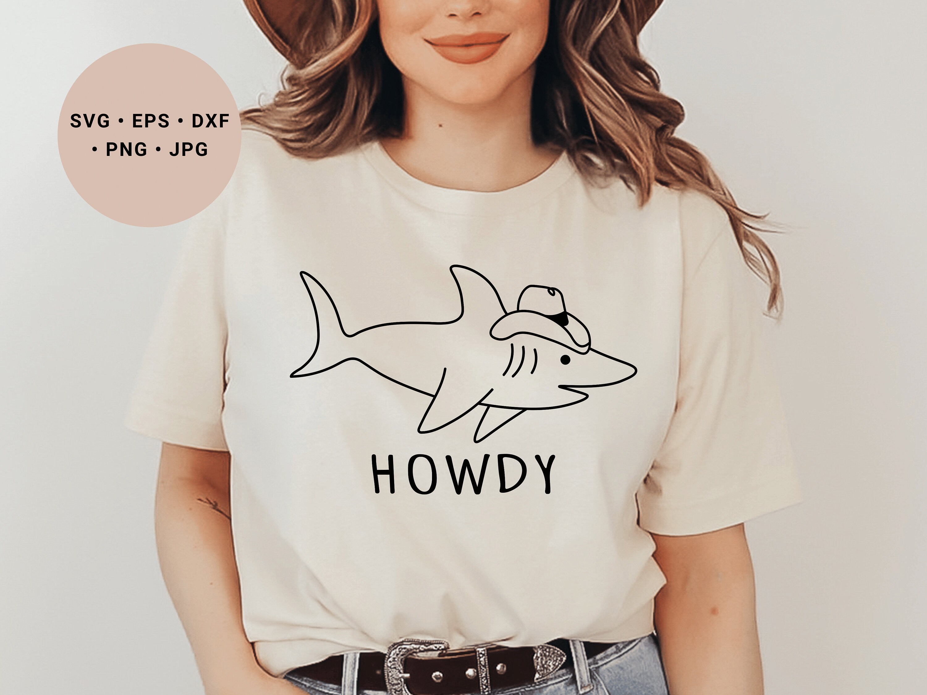 Cowboy Shark Svg Shark Svg Howdy Svg Howdy Shark Svg - Etsy