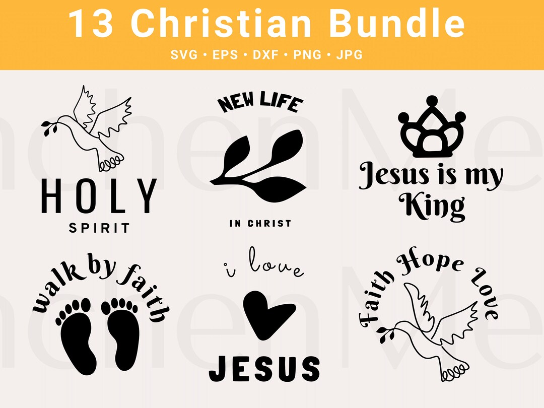 Christian Svg Bundle, Religious Svg Bundle, Scripture Bundle Svg, Faith ...