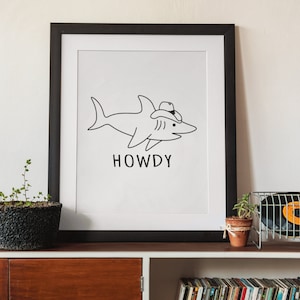 Cowboy Shark Svg, Shark Svg, Howdy Svg, Howdy Shark Svg, Cowboy Hat Svg ...